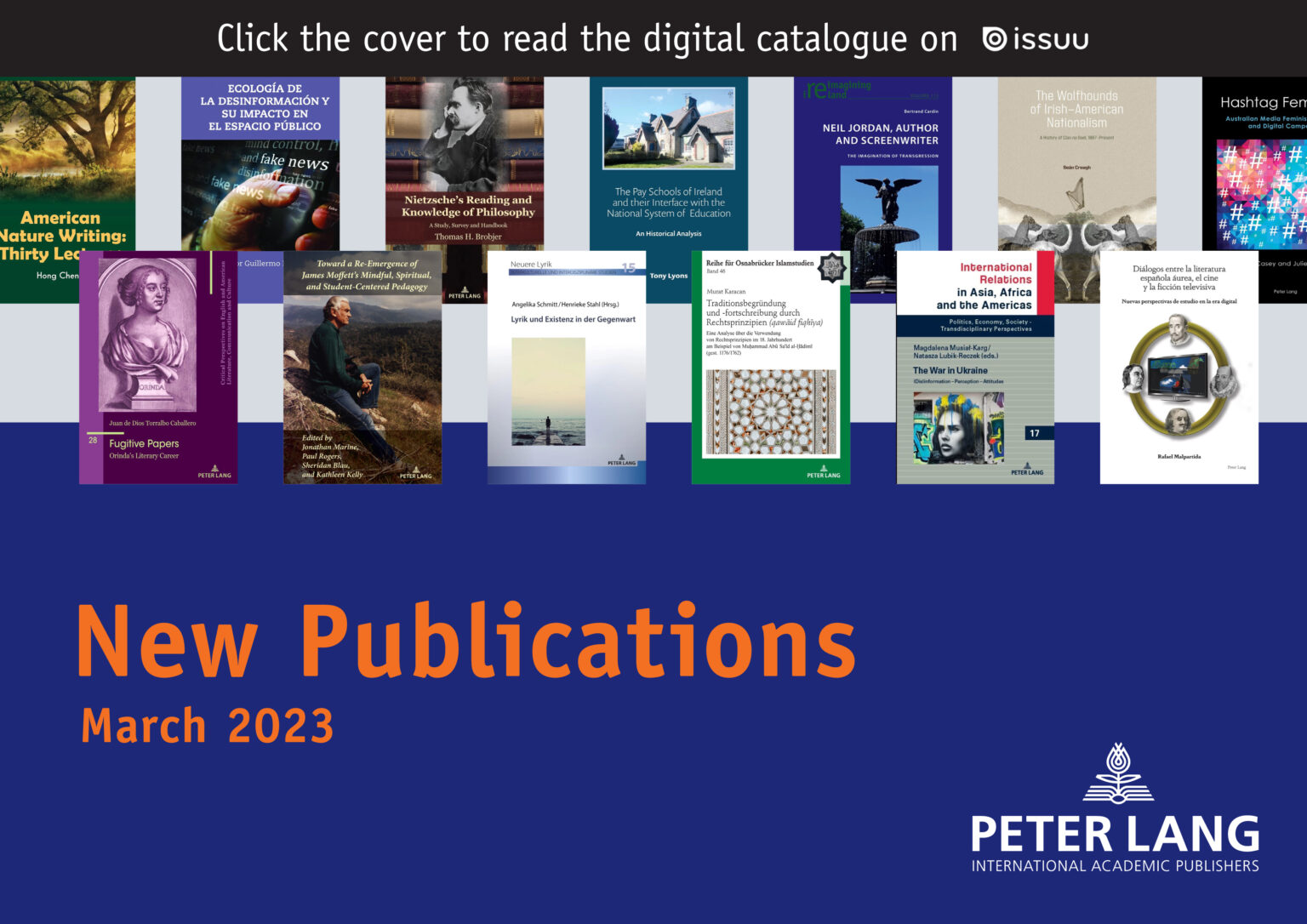 New Publications - Peter Lang
