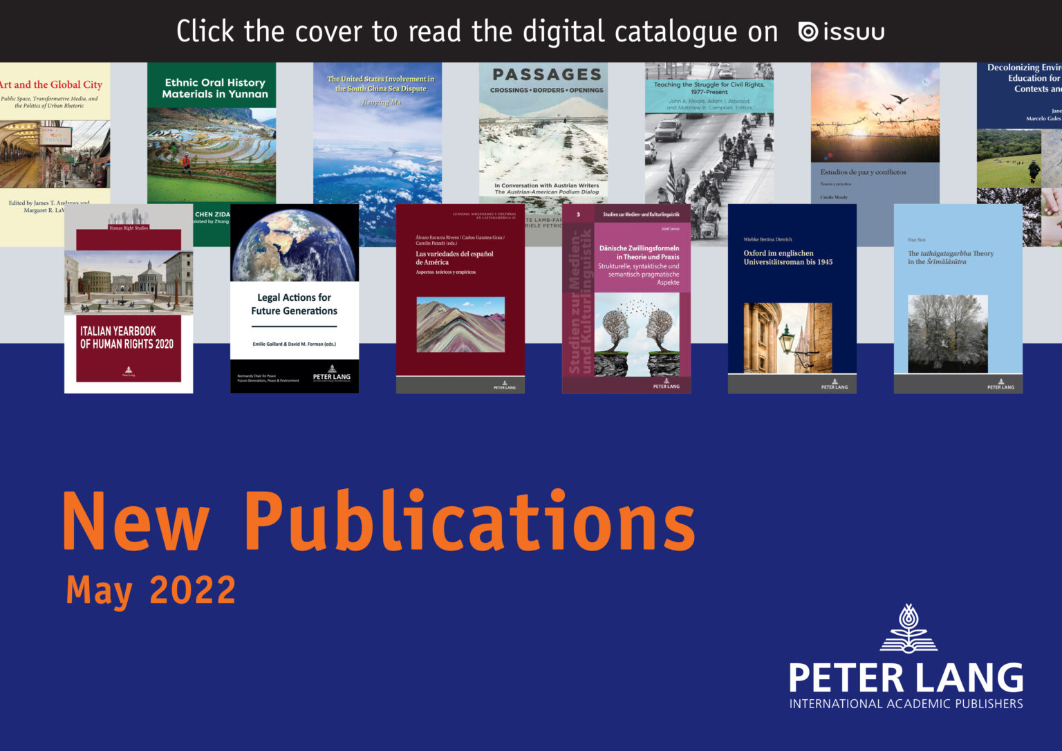 New Publications - Peter Lang