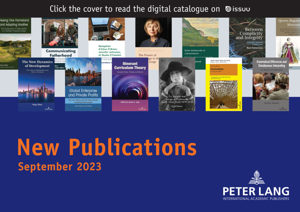New Publications - Peter Lang